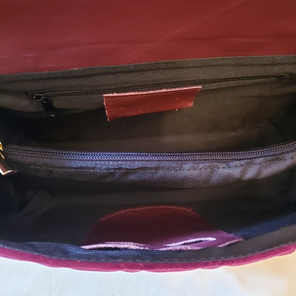 Fashion Drug | Bags | Fashion Drug Bordeaux Velvet Bag Nwt | Poshmark